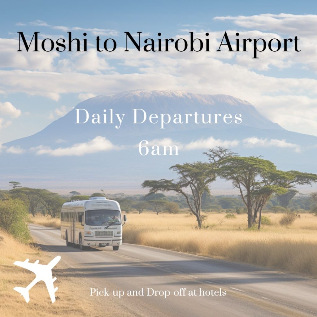 Nairobi to Arusha shuttle bus - The Riverside Shuttle Bus