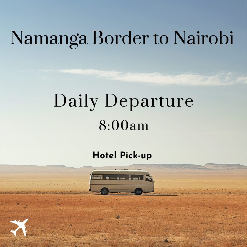 Nairobi to Arusha shuttle bus - The Riverside Shuttle Bus